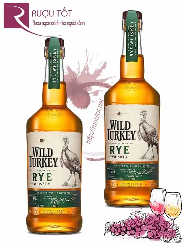 Rượu Wild Turkey Rye 700ml 40,5% Cao cấp