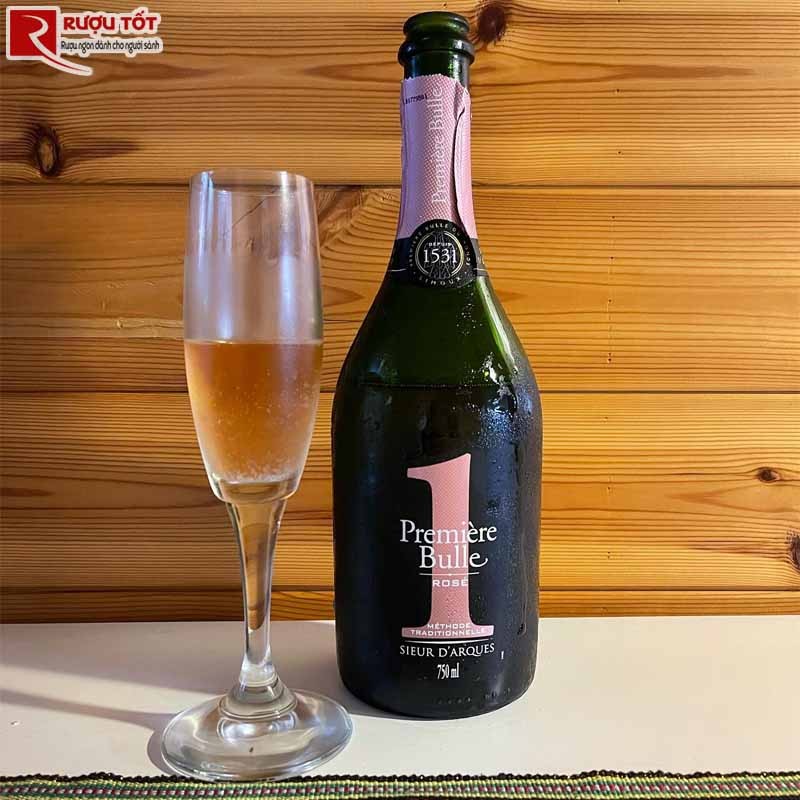 Rượu Vang Premiere Bulle Rose Sieur DArques Cao Cấp