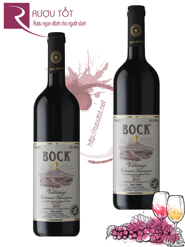 Giá sale: 1đ - Rượu vang Bock Villany Merlot Villany-Siklos Nhập khẩu ...
