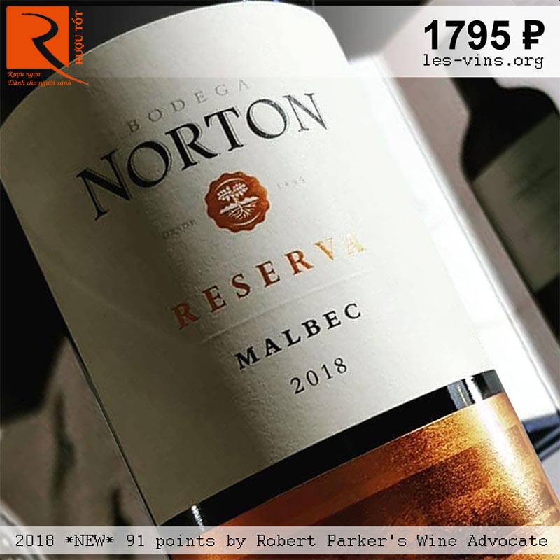 Rượu Vang Norton Reserva Malbec Bodega Hảo Hạng