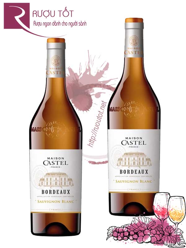 Giá sale: 415,000đ - Rượu vang Pháp Maison Castel Bordeaux Sauvignon ...