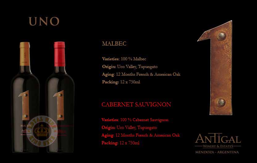 Rượu Vang Antigal One Malbec La Dolores Vineyard Hảo Hạng