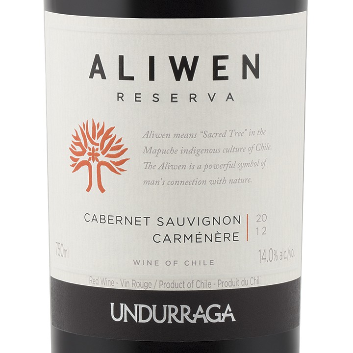 Rượu vang Chile Aliwen Reserva Cabernet Sauvignon - Camenere