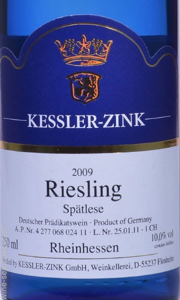 Rượu vang Spatlese Blue Edition Riesling Kessler-Zink Chính hãng